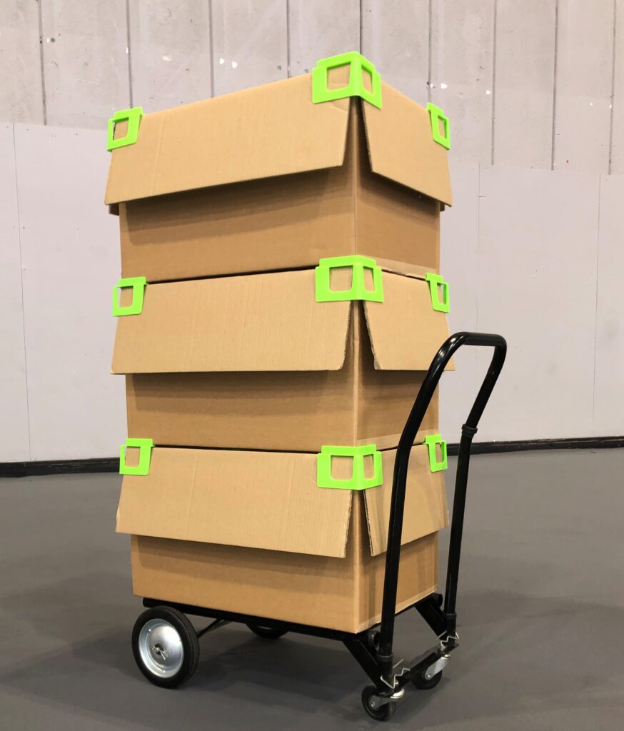 Clip & Stack Lowers and Raises A Flap - Made By - Box Latch Products